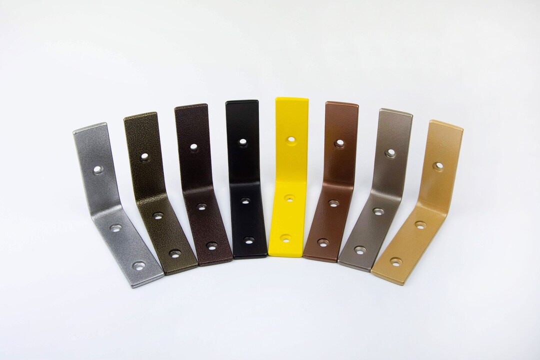 Industrial L Brackets - Modern Open Shelving - Steel Shelf Brackets ...