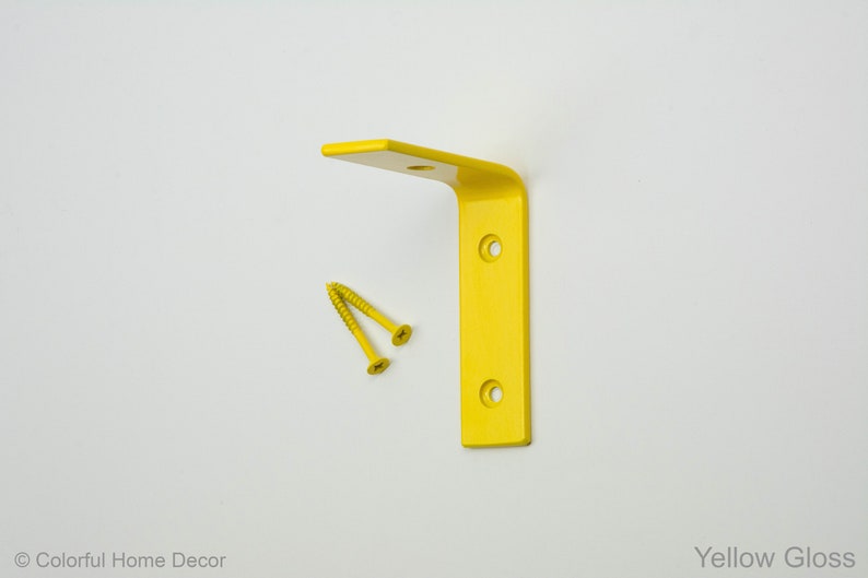 Industrial L Brackets Modern Open Shelving Steel Shelf - Etsy