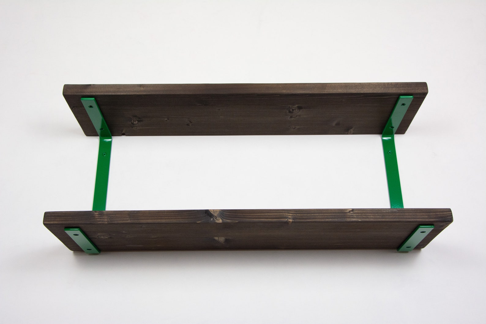 Shelf Brackets With Shelves Dark Green Gloss Color | Etsy