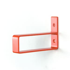 Colorful Shelf Bracket - Open Shelving Bracket, Orange Matte Color ...