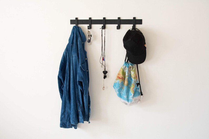 Steel Coat Rack Powder Coated Hook Rack Towel Hook Hanger - Etsy