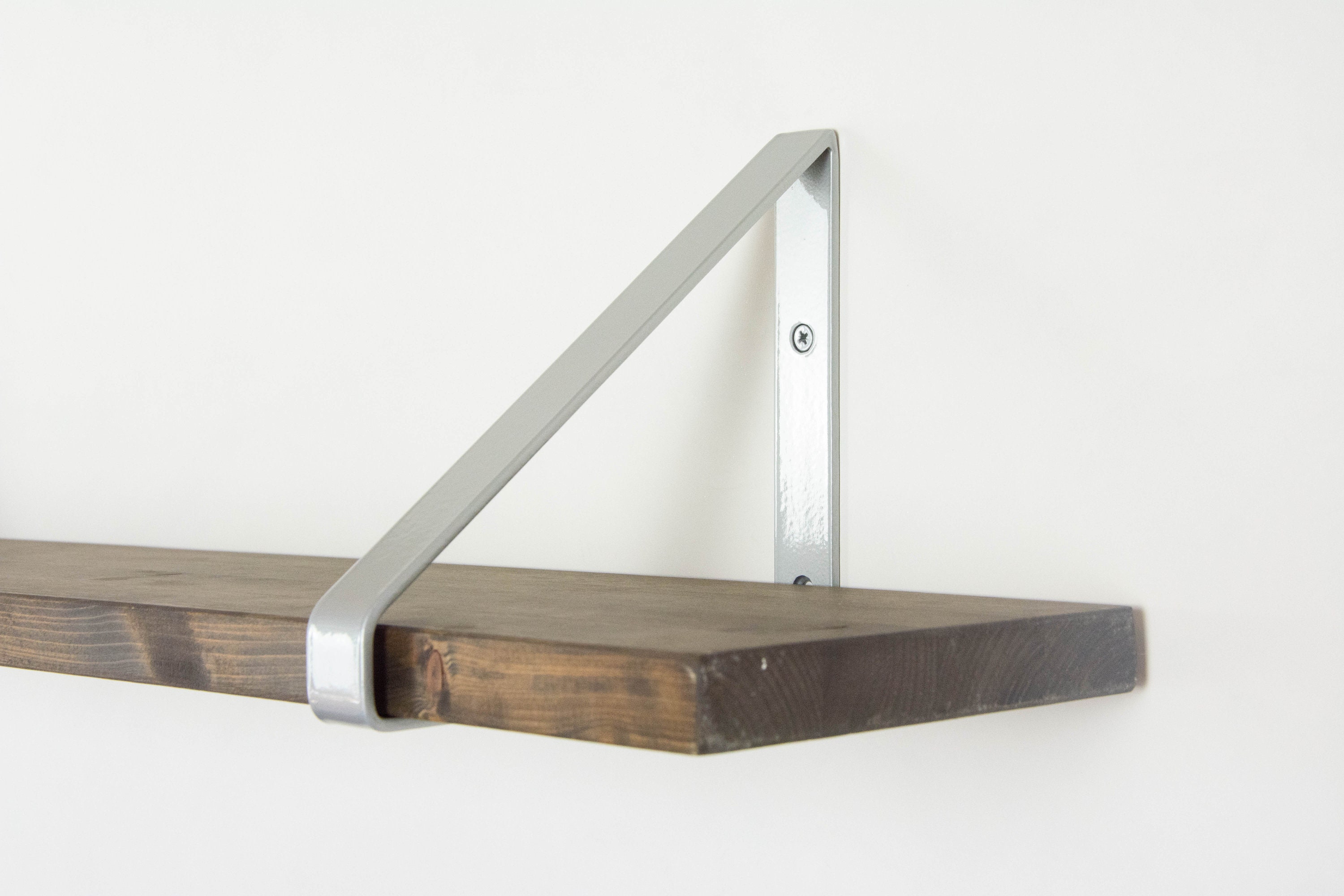 Modern Shelf Bracket - Aluminium Gloss Color Shelf Bracket Heavy Duty