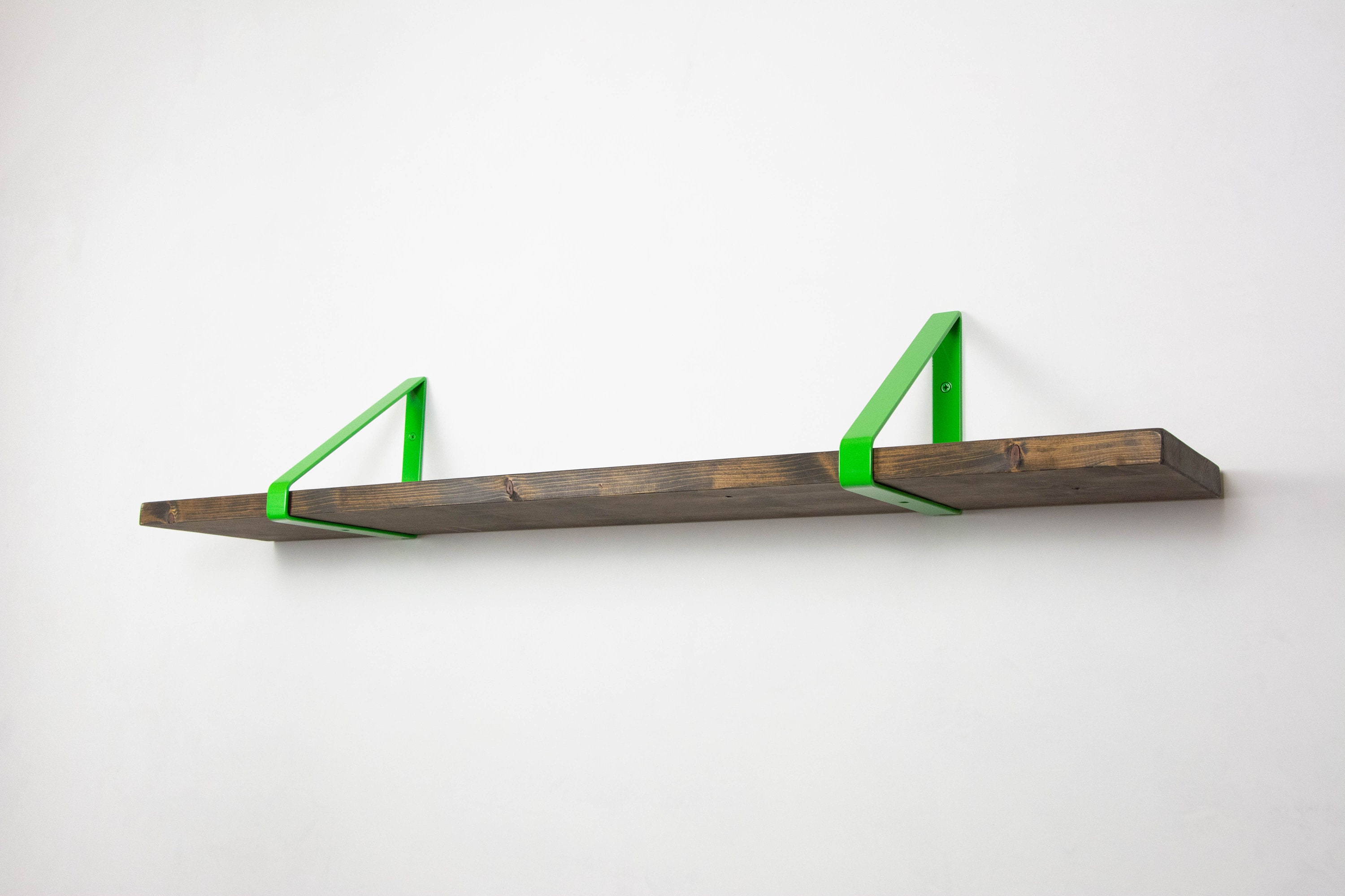 Colorful Shelf Bracket - Green Gloss Color - Heavy Duty Bracket - Book ...