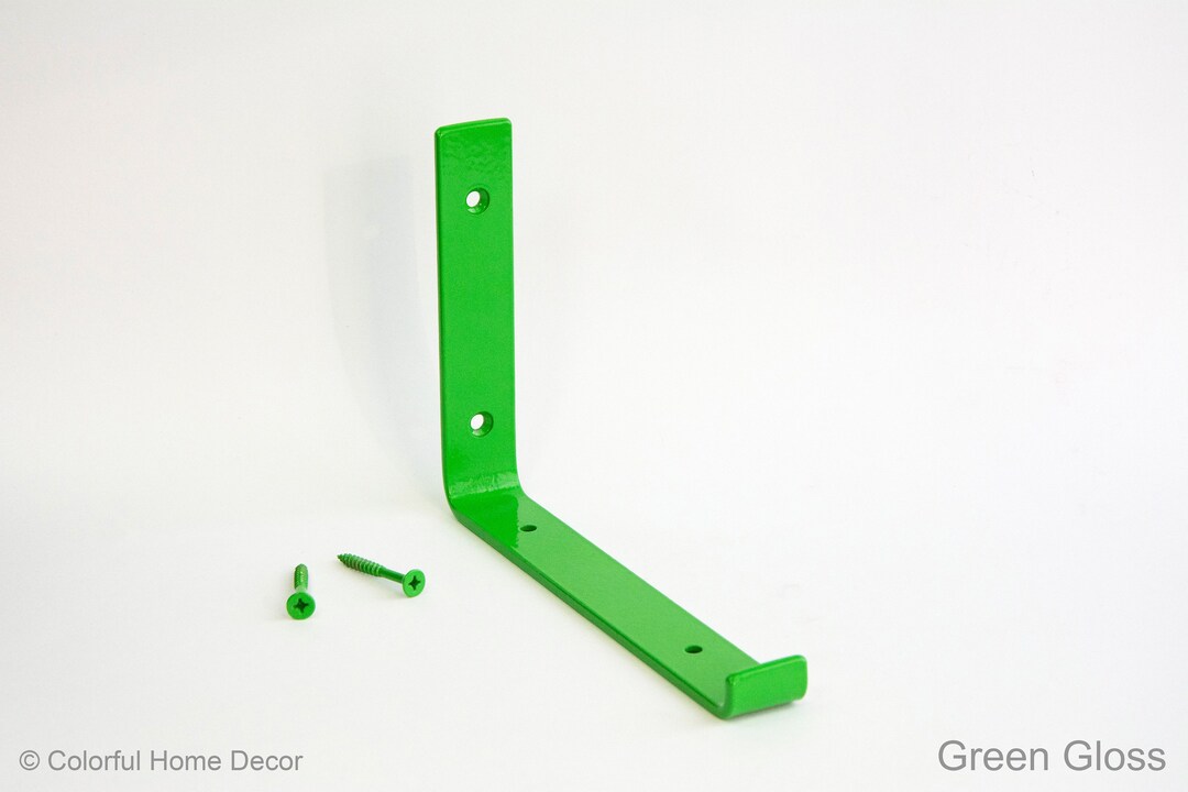 Steel Brackets Green Gloss Powder Coated - Newest J Design - Heavy Duty ...