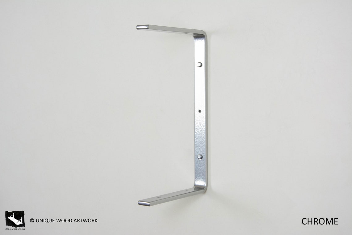 Double Wall Mounted Shelf Brackets C Shaped Steel Brackets | Etsy