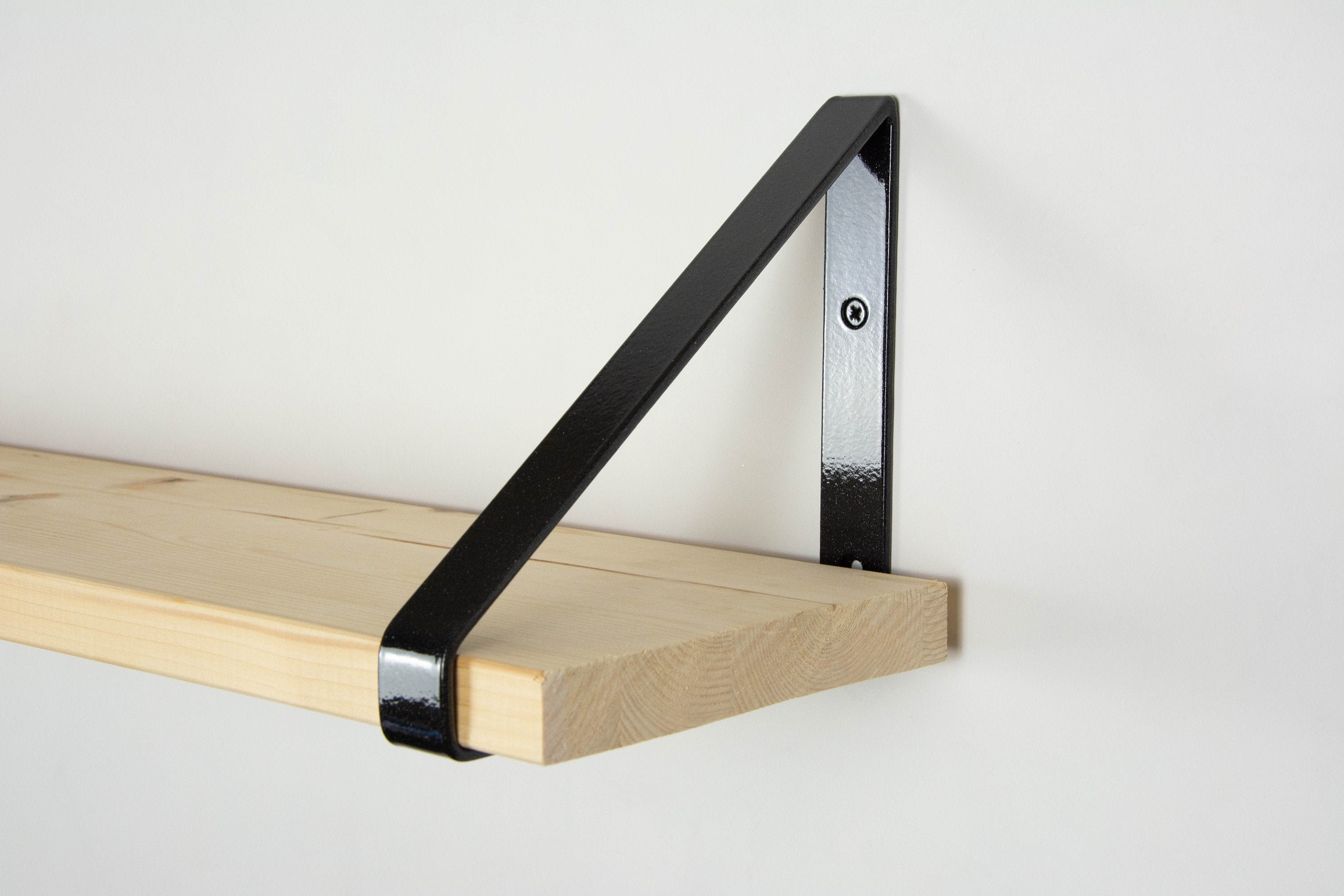 Metal Steel Bracket - Galaxy Black Color - Heavy Duty Bracket - Shelf ...