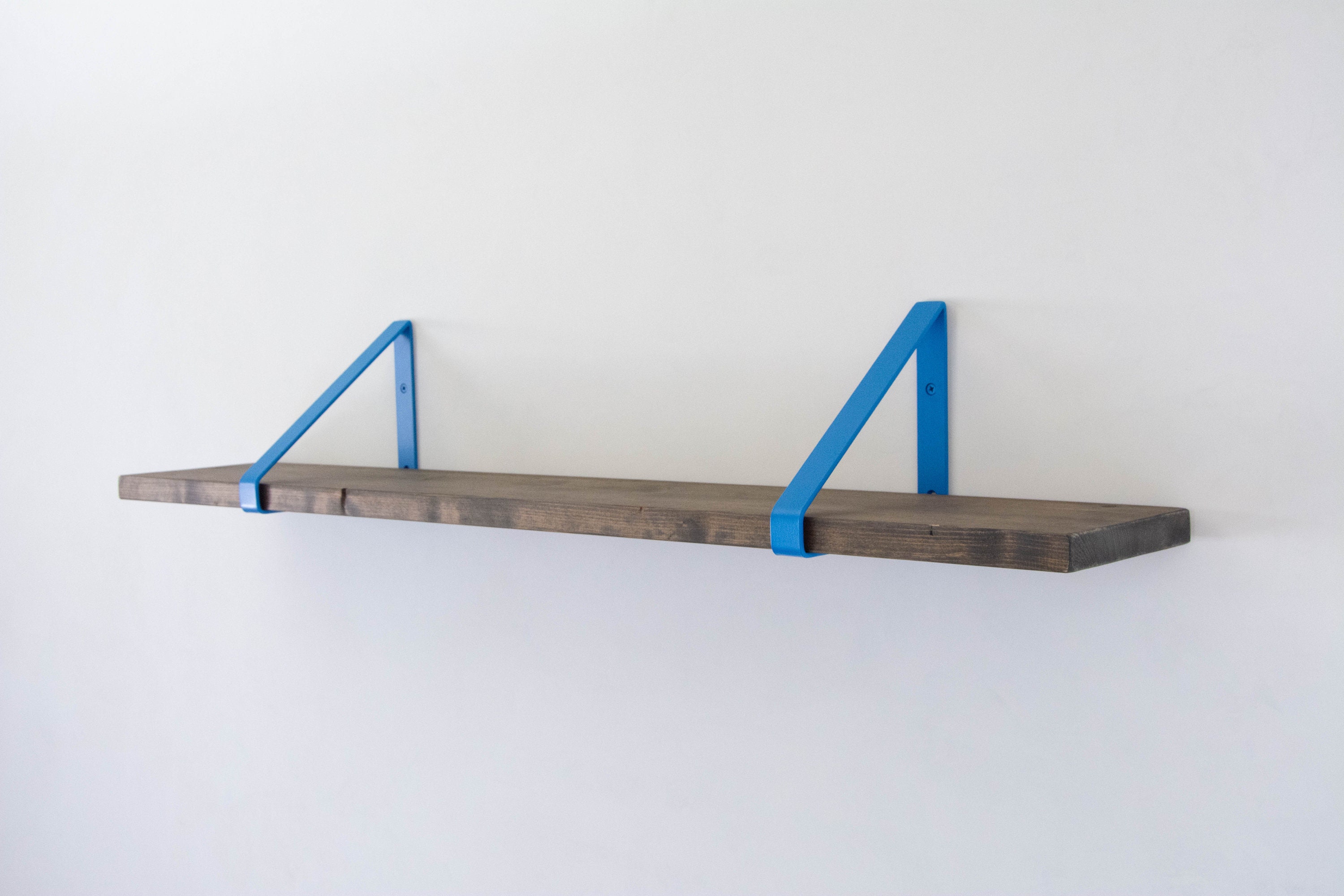 Metal Shelf Bracket Blue Matte Color Heavy Duty Bracket | Etsy
