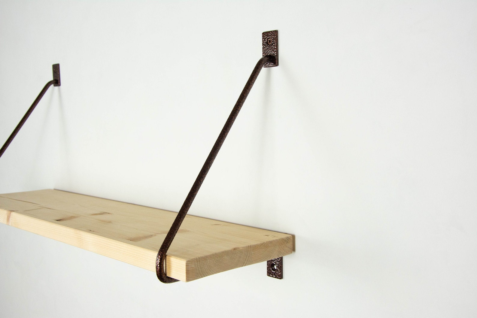 Minimalist Shelf Bracket Powder Coated Brackets Steel - Etsy