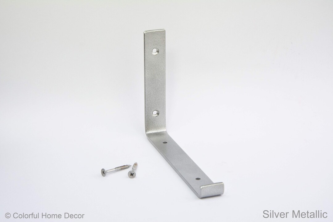 Steel Brackets Silver Glitter Powder Coated - Newest J Design - Heavy ...