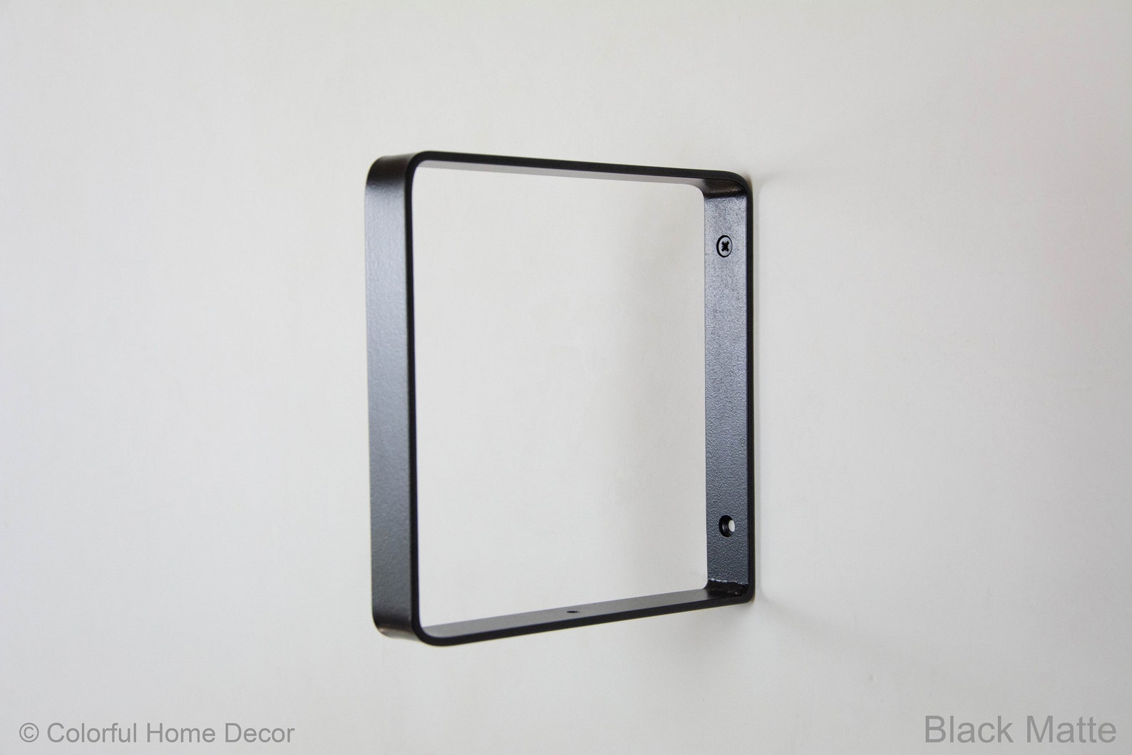 Square Shelf Brackets Powder Coated Shelf Brackets Steel - Etsy