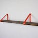 Colorful Shelf Bracket - Orange Matte Color Floating Shelf Bracket - Etsy
