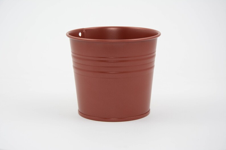 Metal Plant Pot - Copper Pearl Color - Metal Planter - Succulent ...