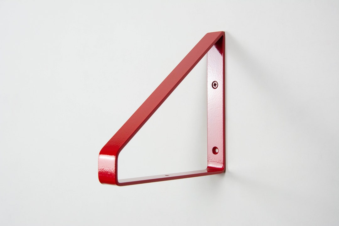 Free Shipping Modern Shelf Bracket for Hanging Shelf - Red Gloss Color ...