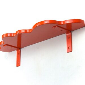Aesthetic Shelf - Orange Shelf, Plant Shelf, Floating Wavy Shelf, Funky ...
