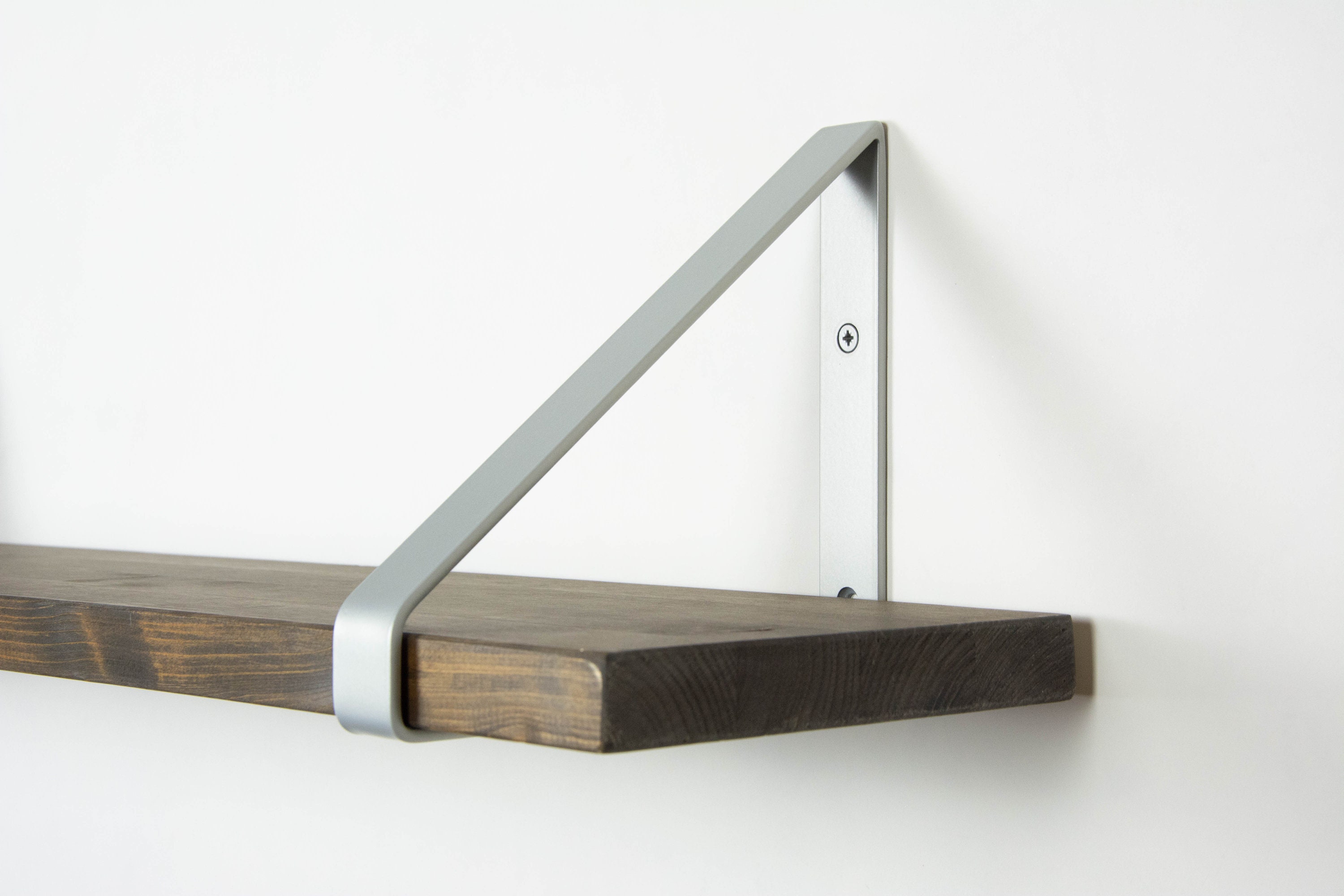Modern Shelf Bracket - Aluminium Matte Color Triangle Bracket