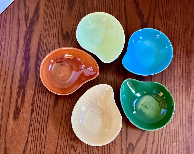 Red Wing Pottery Eva Zeisel Modernist Designer Town and Country Multi ...