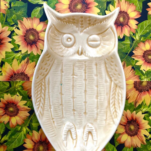 Owl Dish - Etsy