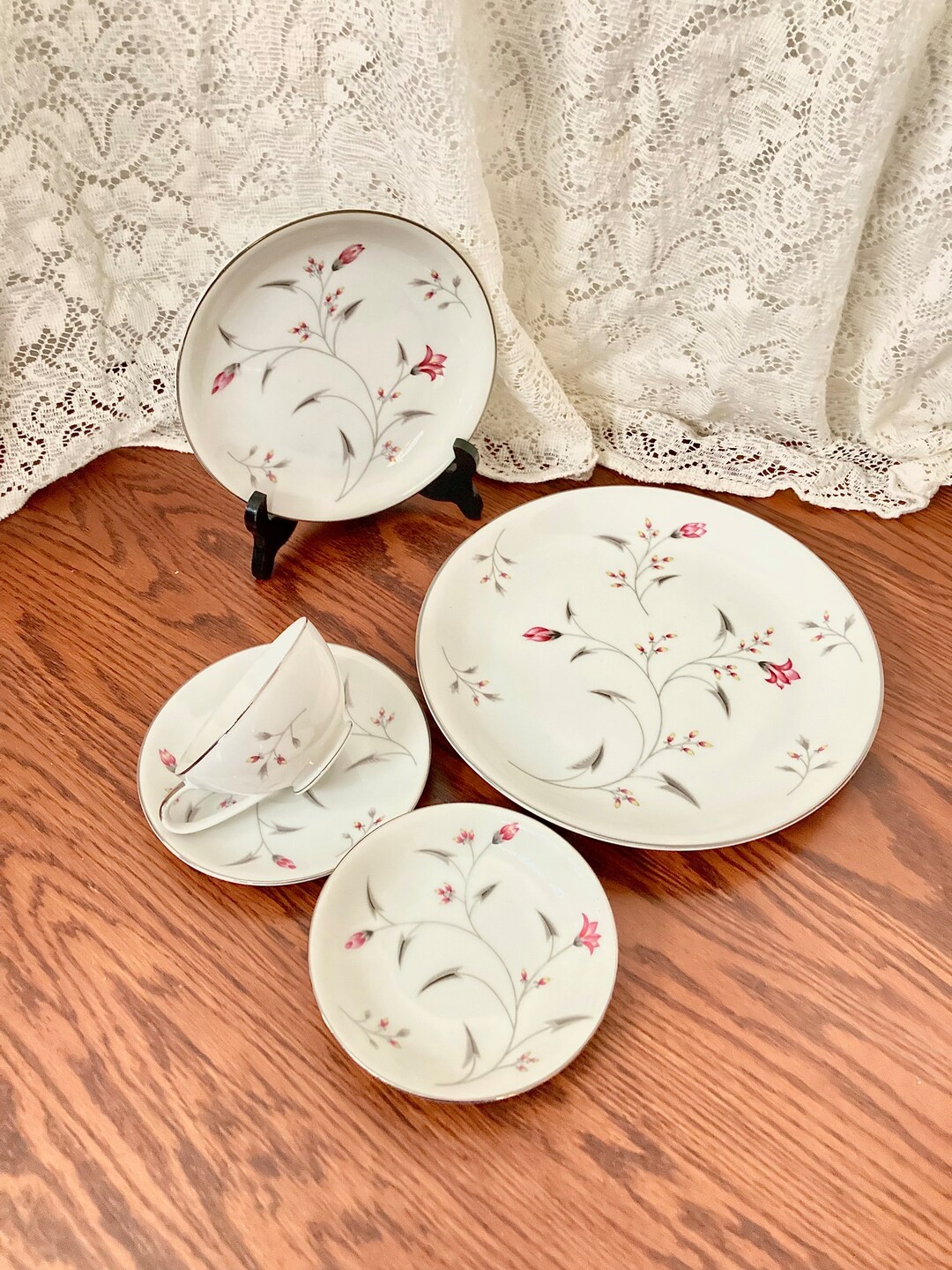 Empress China Dinnerware, 5-piece Set, Floral Prelude Pattern - Etsy