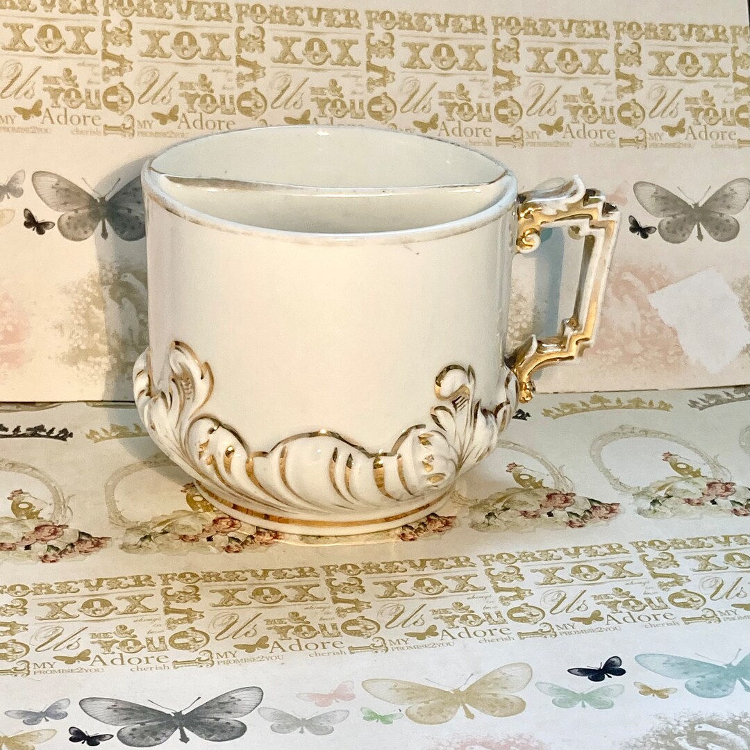 Antique Mustache Porcelain Mug Embossed Made in Germany Free Shipping ...