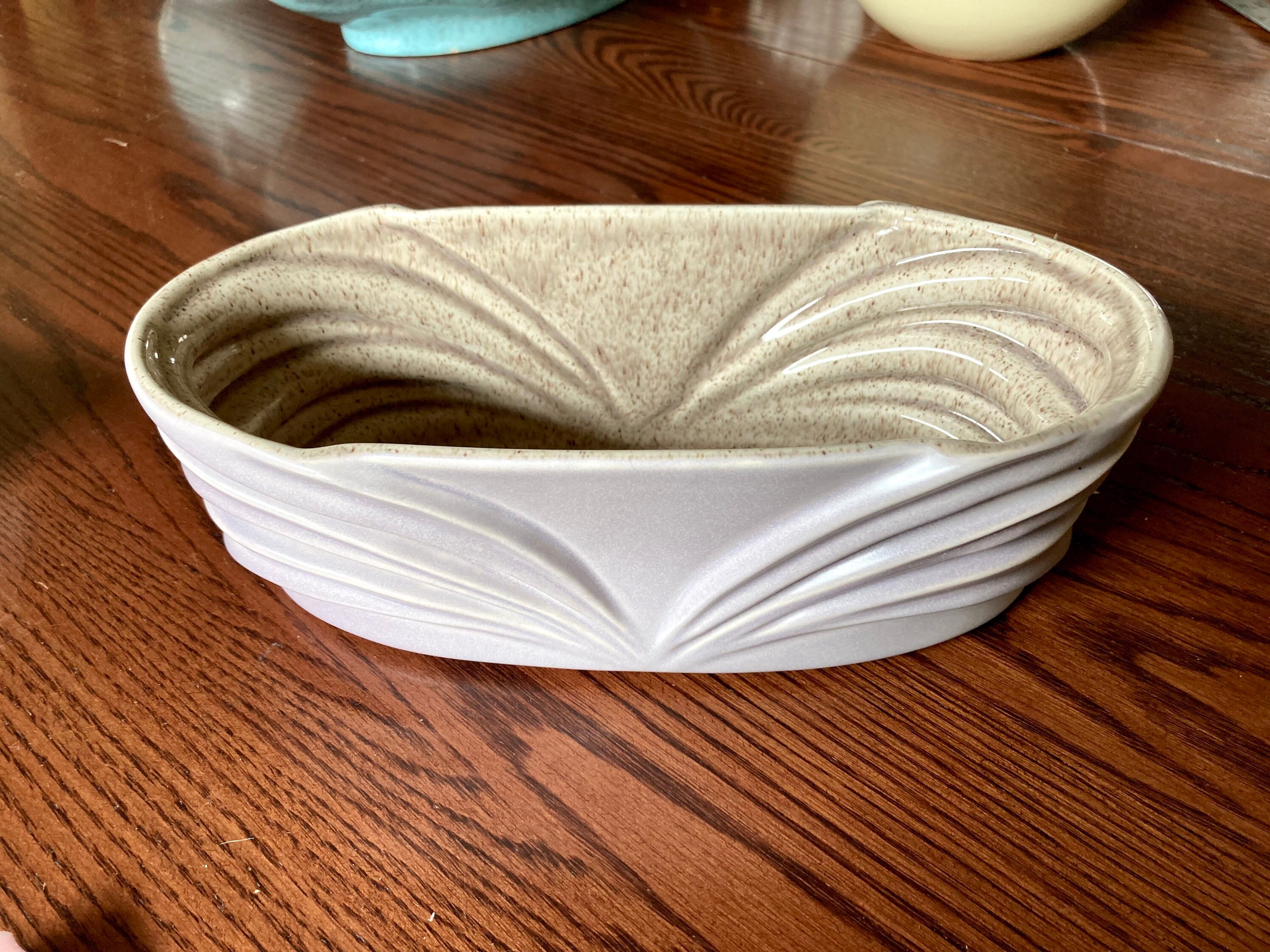 Red Wing Pottery Planter M-1479: Lavender Chevron Art Vase - Etsy