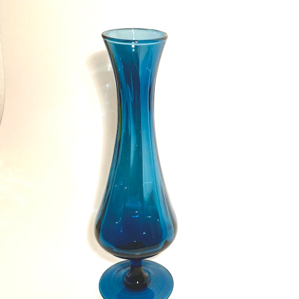 Blue Glass Vase - Etsy