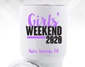Girls' Weekend Wine Glass or Plastic Tumbler DECALS Diy - Etsy