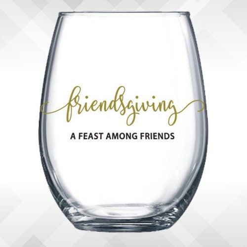 Friendsgiving Decal Thanksgiving Decals Holiday Vinyl - Etsy