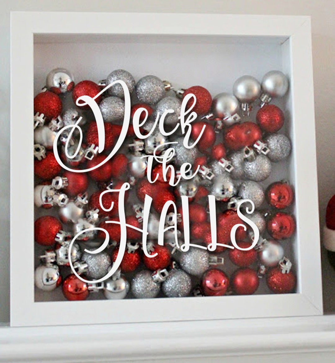 Deck the Halls - Holiday Vinyl Sticker - Christmas Decal for ...