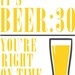 Beer 30 Decal ~ Perfect for Making Beer Shadow Boxes or a Fun Gift Just ...