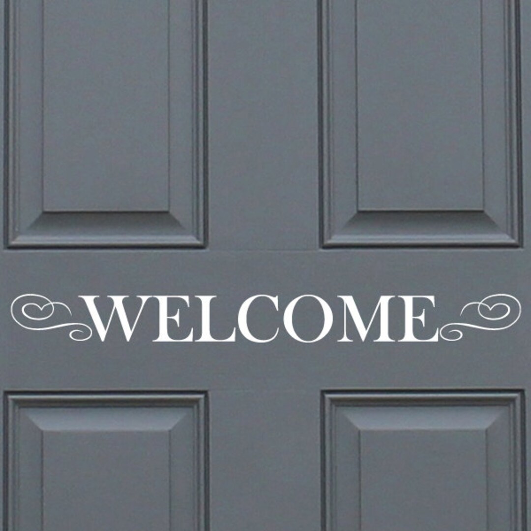 Welcome Sign - Vinyl Wall Quote Decal - Wall Decal, Office, Home Decor ...
