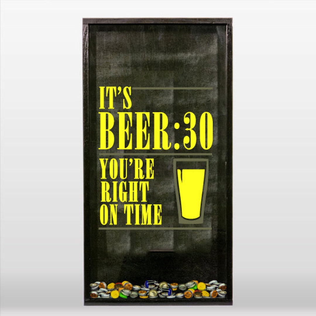 Beer 30 Decal ~ Perfect for Making Beer Shadow Boxes or a Fun Gift Just ...