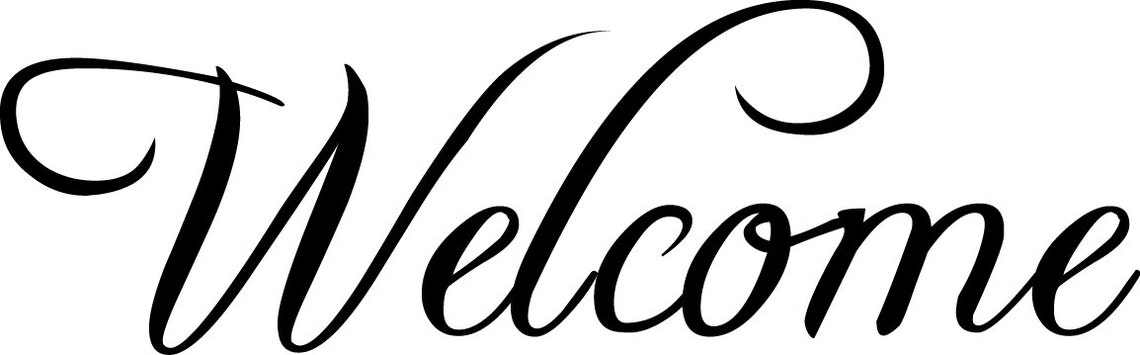 Welcome Sign Vinyl Wall Quote Decal Wall Decal Office | Etsy