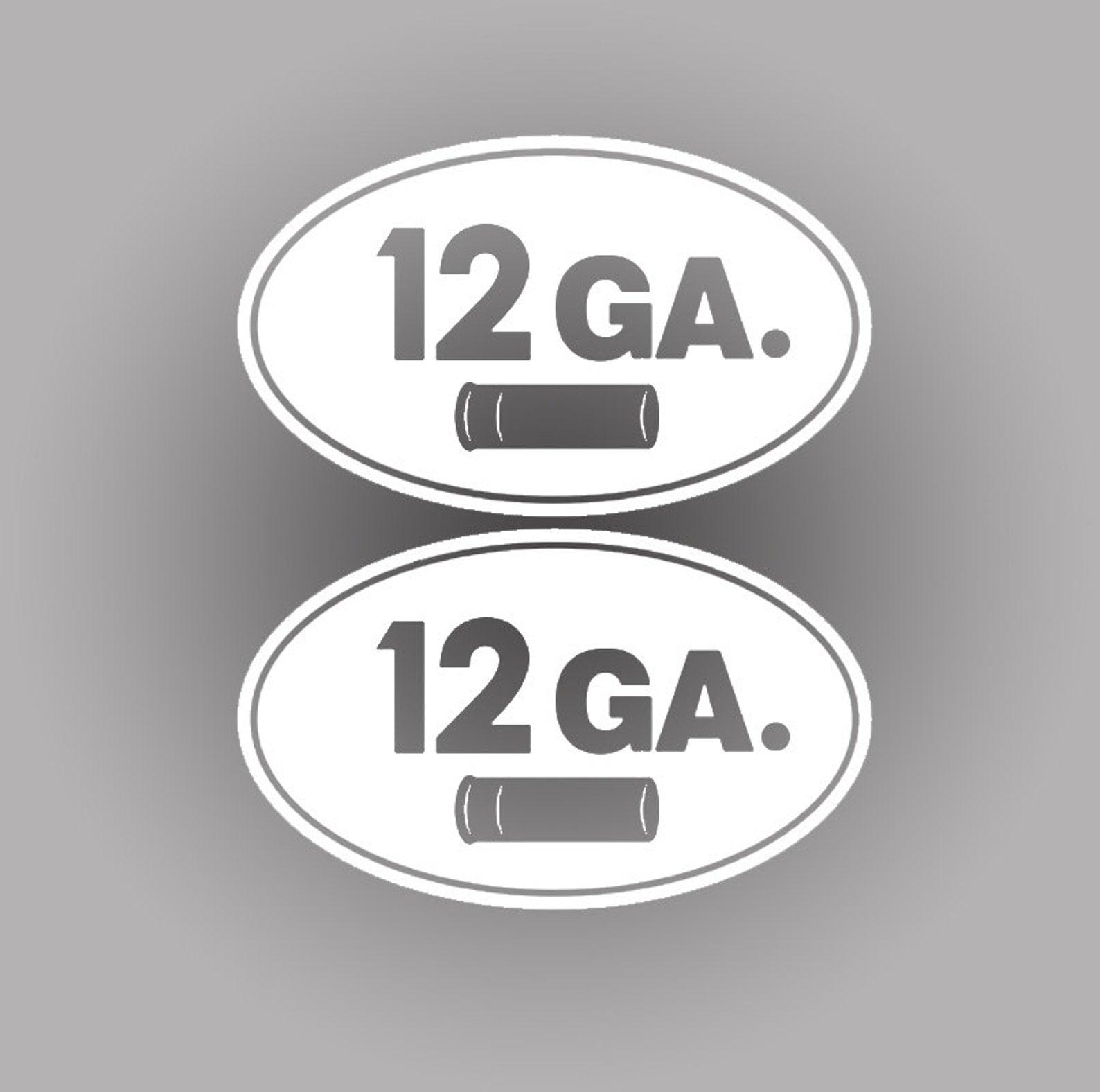 12 GA 12 Gauge Ammo Can Decal Set of 2 | Etsy