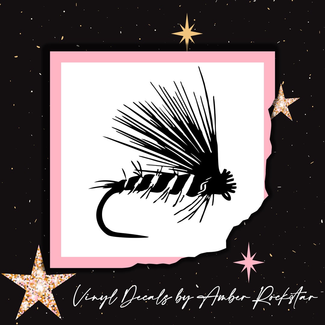 Fly Fishing Decal Sticker - Tackle Box, Boat, Truck Vinyl Decals ...