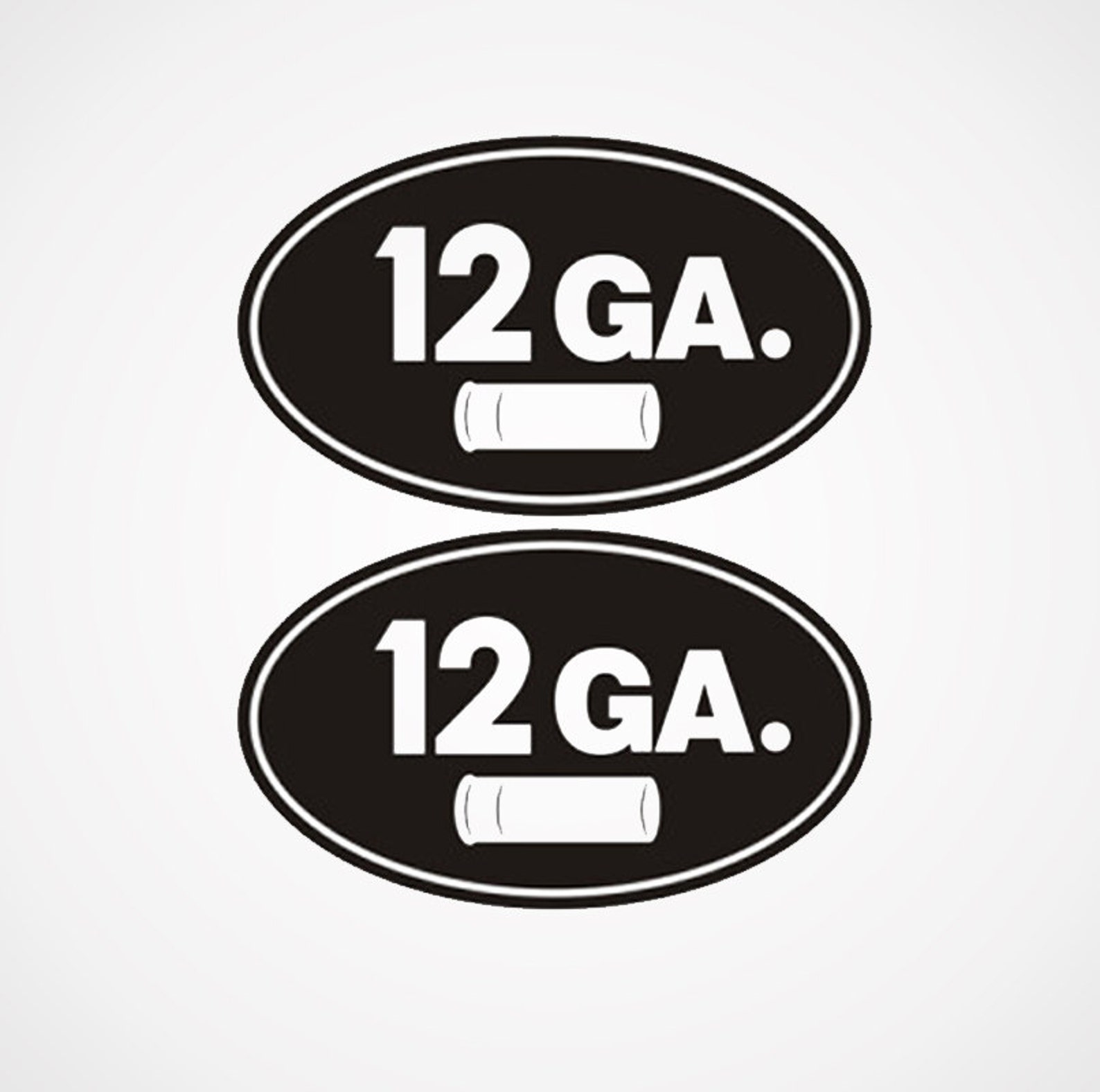 12 GA 12 Gauge Ammo Can Decal Set of 2 | Etsy