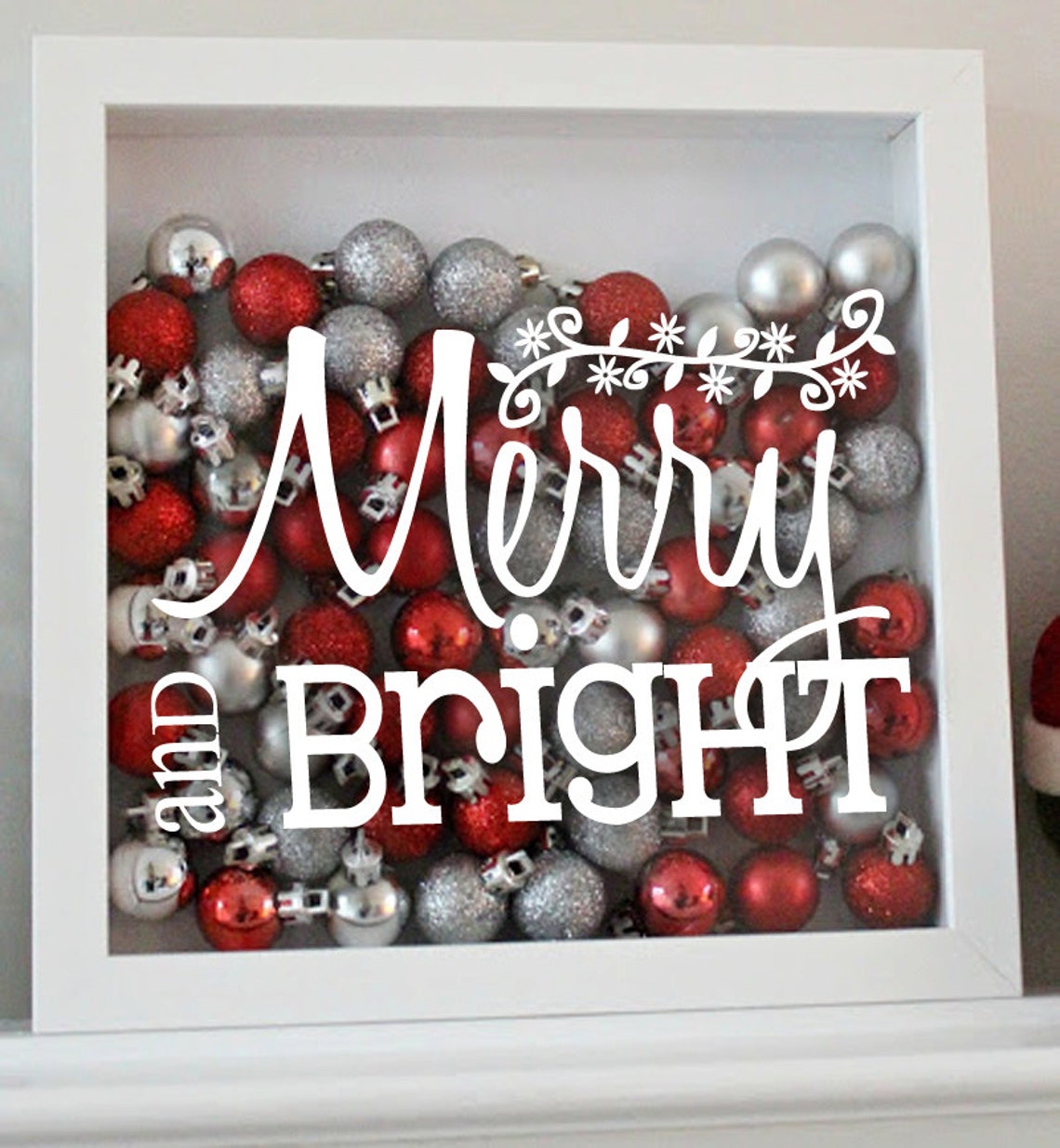 Merry and Bright Christmas Holiday Vinyl Sticker Decal - Etsy