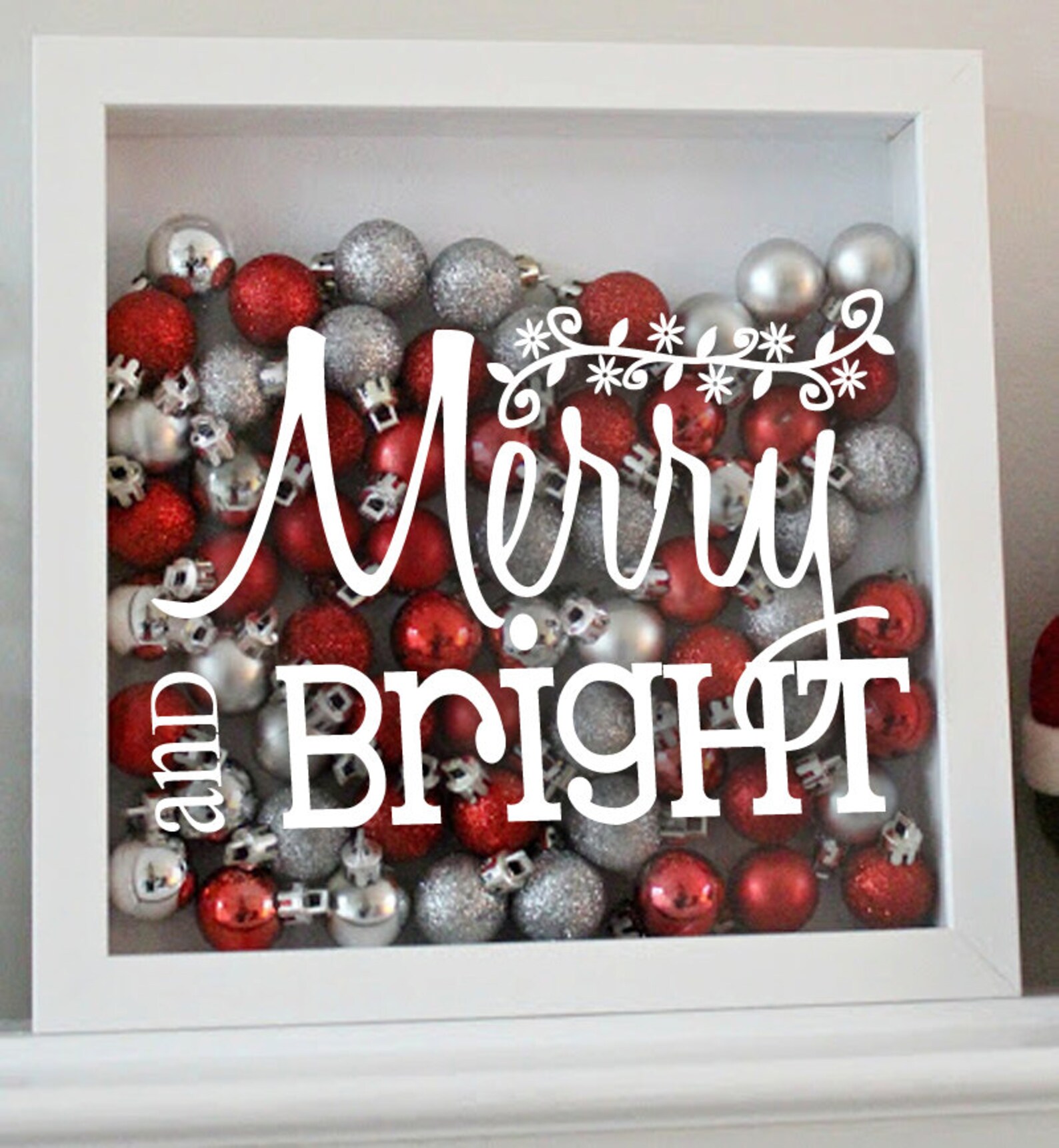 Merry and Bright Christmas Holiday Vinyl Sticker Decal - Etsy