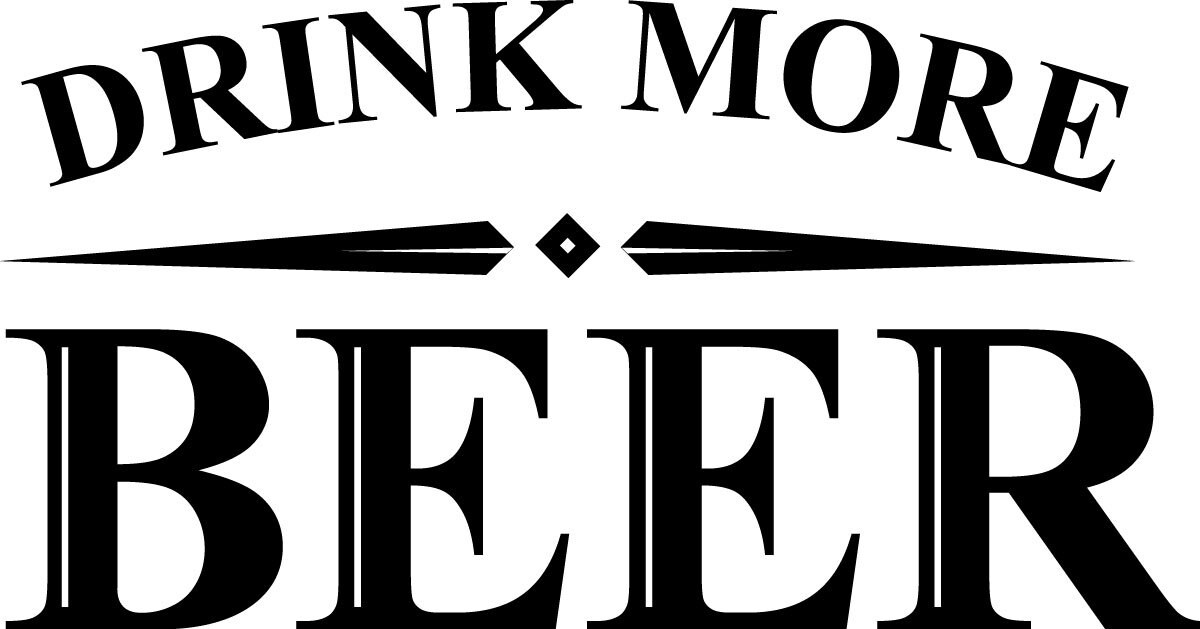 Drink More Beer Vinyl Sticker Decal Decal Only Make a | Etsy