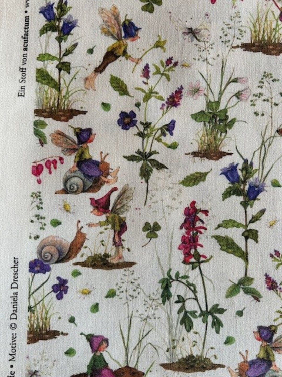 Acufactum Imported purple Fairy Fabric, Extra Wide 60 Inch, Cotton - Etsy