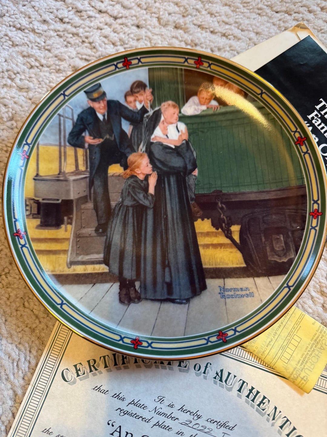 Vintage Norman Rockwell Plate “orphans Hope”, Never Used in Original ...
