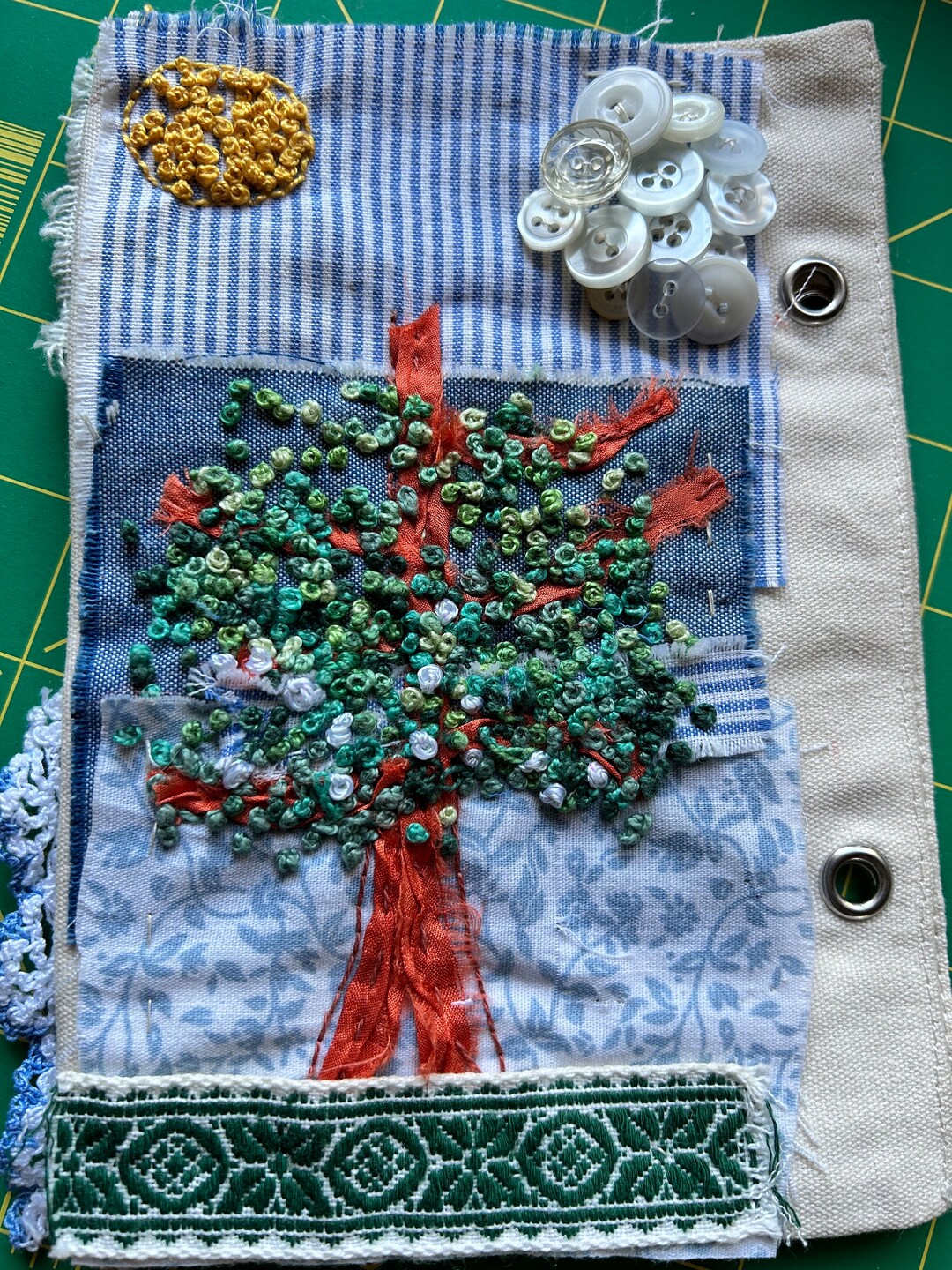 Stitch Book, September Slow Stitch Kit is "back to Books"! - Etsy