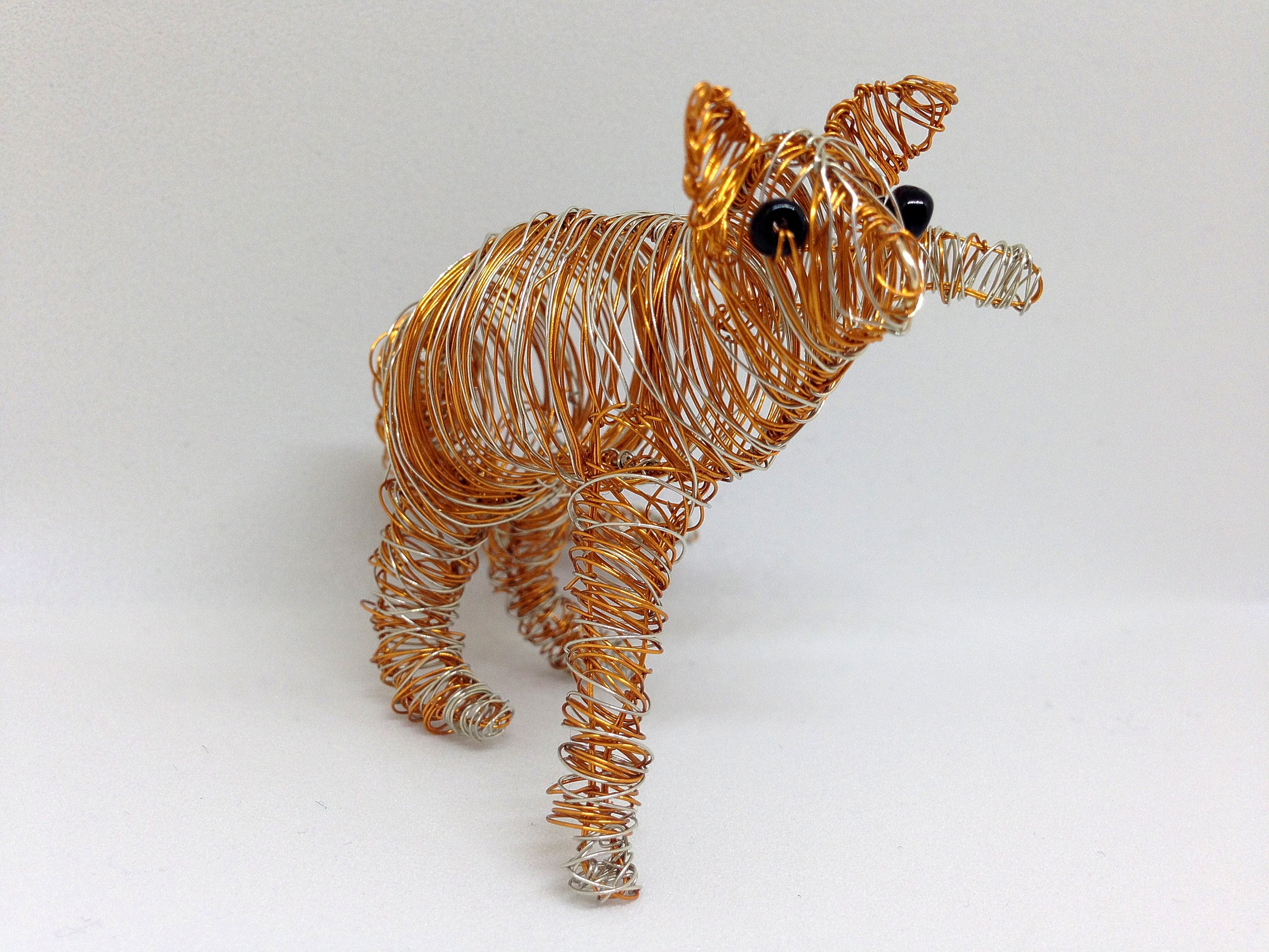 Gato de alambre estatua de gatito en reposo adorno de gato - Etsy España