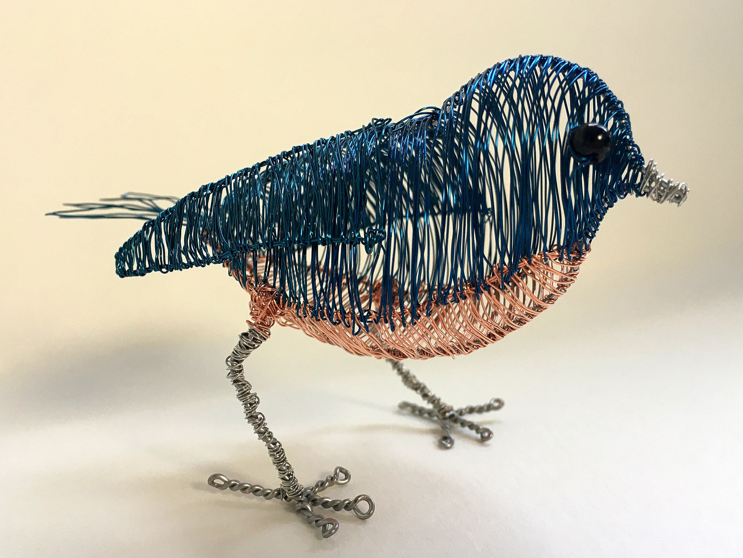 Bluebird Sculpture skye Fun Animal Art to Make a Beautiful - Etsy