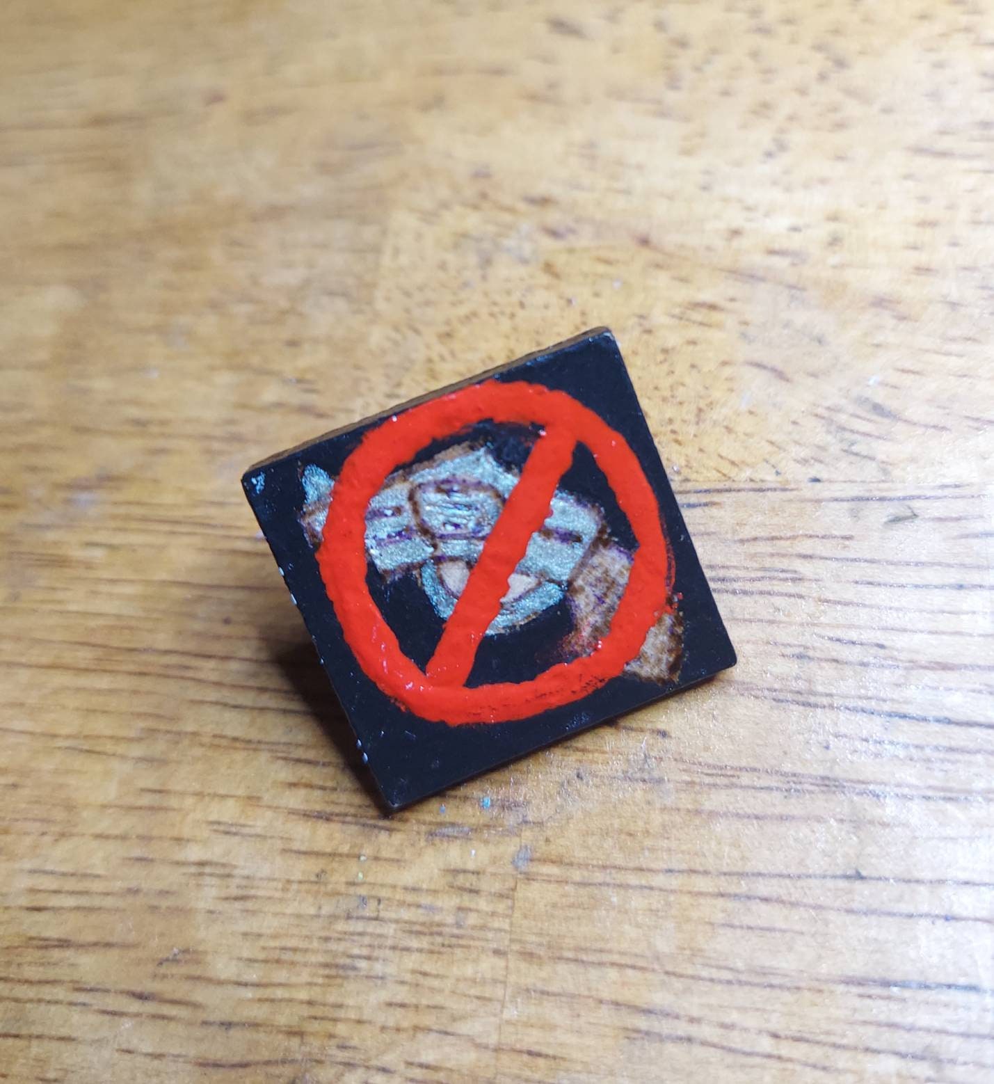 Stop the Violence Lapel Pin Wood Brooch Wood Lapel Pin - Etsy