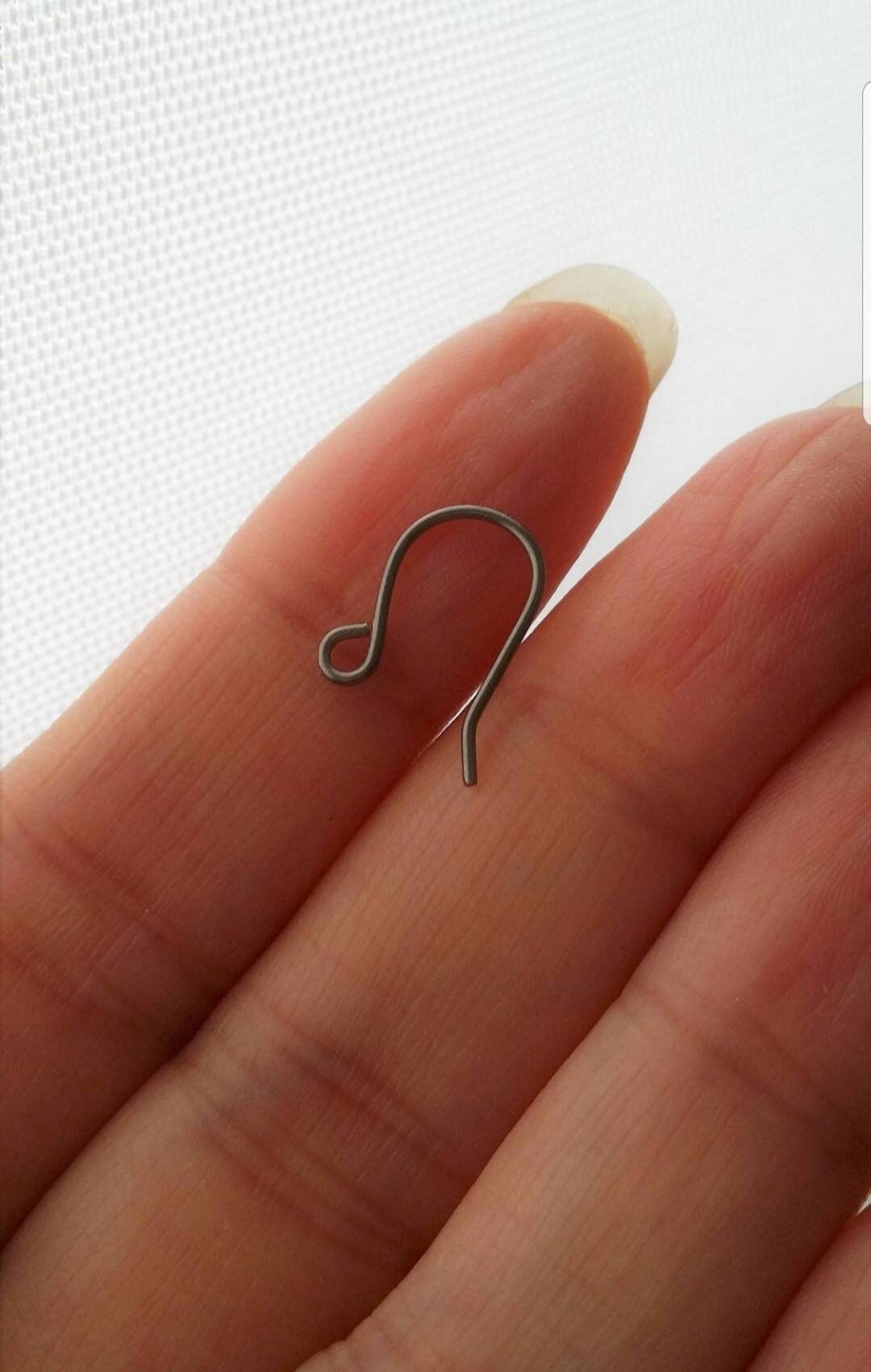 TITANIUM UPGRADE Hook Earrings for Sensitive Ears : - Etsy Canada