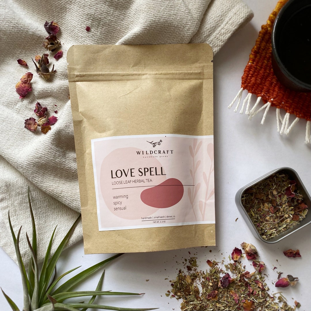 Love Spell Tea: Sensual Organic Herbal Loose Leaf Blend - Etsy