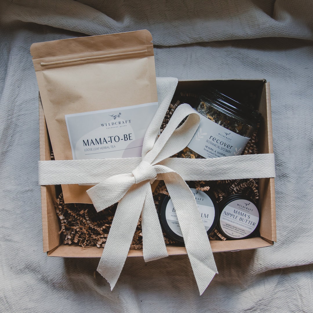 New Mama Gift Box: Postpartum Self-care, Herbal Tea & Nipple Butter - Etsy