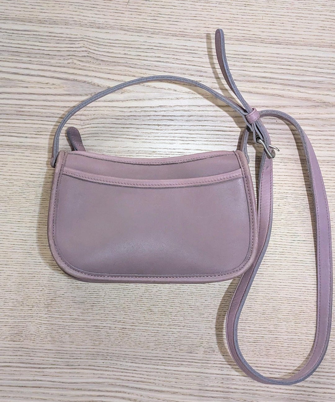 Vintage Coach Purple Lavender Wendie Crossbody Leather Bag, 90s Coach ...