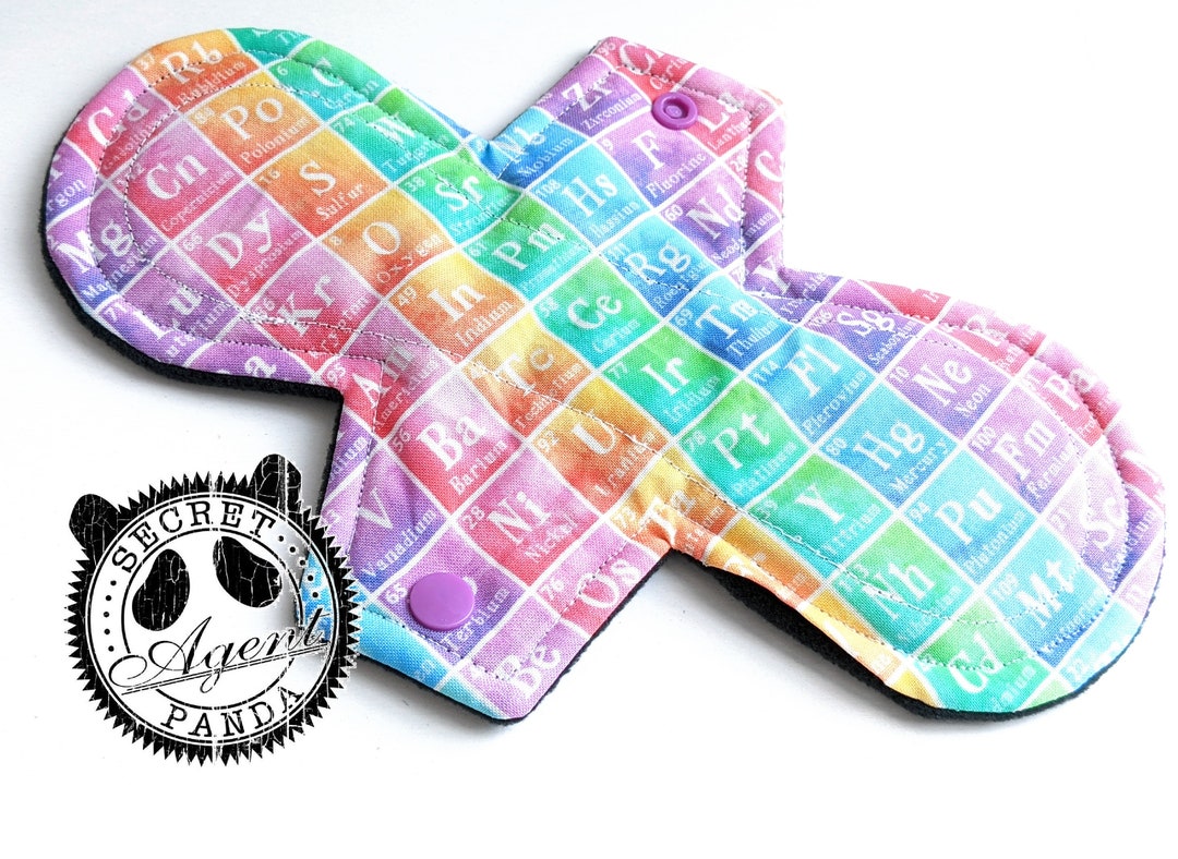 Periodic Table Ecofriendly Reusable Cloth Pad - Etsy
