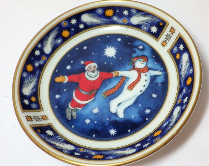 Vintage John Deacons Paperweight Clear Faceted With Blue Red - Etsy